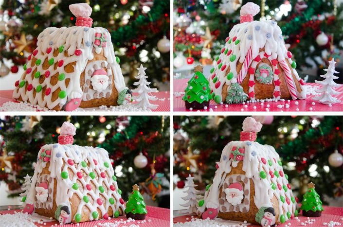 Maison en pain d’épices, à cuisiner et à décorer pour Noël